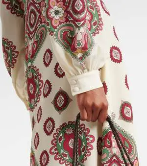 Etro Paisley Midi Dress