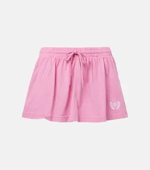 Balenciaga Laurel Cotton Jersey Miniskirt