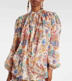 Etro Paisley Cotton Blouse