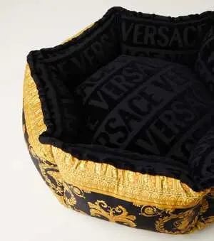 Versace I ♡ Baroque Small Cotton Dog Bed