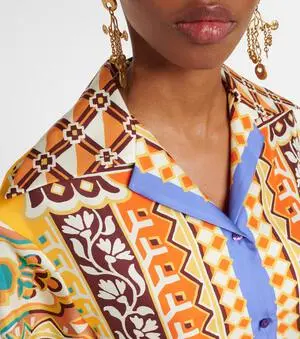 Etro Printed Silk Shirt - Multicoloured