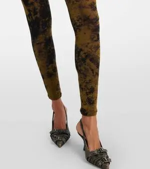 JEAN PAUL GAULTIER Medallion Printed Mesh Catsuit