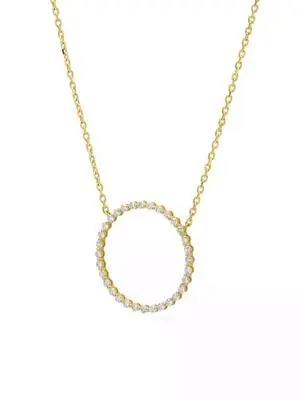LARK & BERRY 14kt Yellow Diamond Pendant Necklace