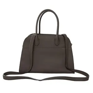 THE ROW Margaux Leather Handbag - Grey