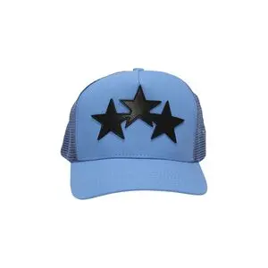 Amiri Three Star Trucker Cap - Blue