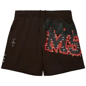 TRAVIS SCOTT Cactus Jack X Mitchell & Ness Michigan State University Shorts
