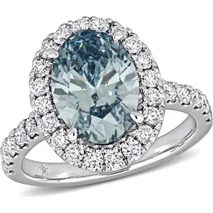 JULIANNA B. Lab-grown Diamond Halo Ring 14k - White Gold