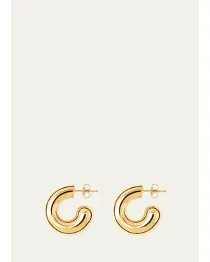 LIÉ STUDIO The Rose Hoop Earrings - Gold