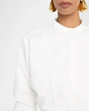 Simkhai Effie Bubble Mini Dress - White