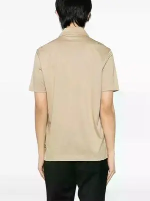 BOSS Half-zip Polo Shirt - Neutrals