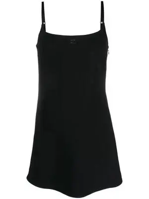 COURREGES Sleeveless Square-neck Minidress
