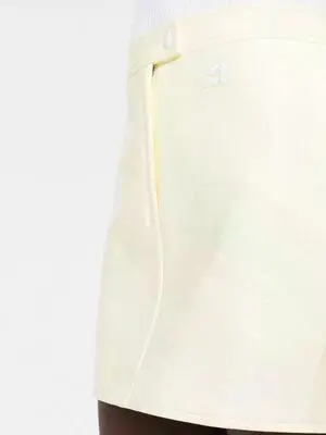 COURREGES Vinyl Mini Skirt - Yellow
