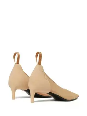 COURREGES 35mm Diving Mesh Pumps - Neutrals