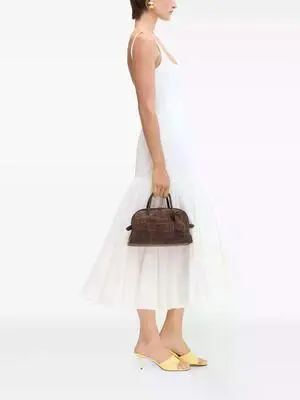 Jacquemus La Robe Agave Midi Dress - White