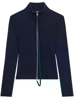 COURREGES Knitted Zip Cardigan