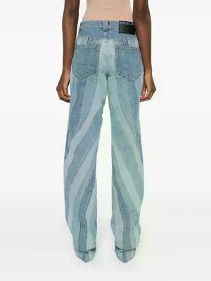 MUGLER Spiral Straight-leg Jeans