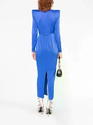Alex Perry Linden Satin Midi Dress