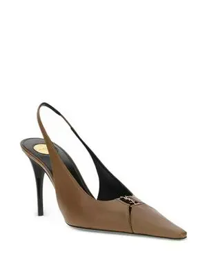 Saint Laurent Babylone Pumps - Brown