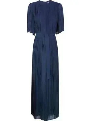 TWINSET Pleated Jumpsuit - Blue