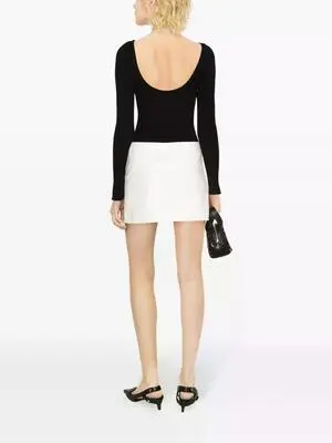 COURREGES Ellipse Vinyl Mini Skirt