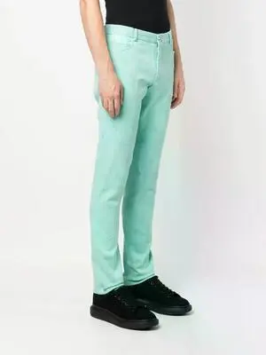 Philipp Plein Skull Embroidery Straight-leg Trousers