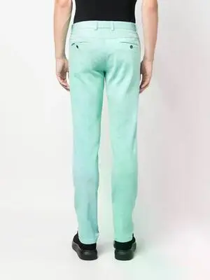 Philipp Plein Skull Embroidery Straight-leg Trousers