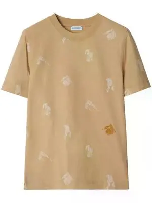 Burberry Equestrian Knight Cotton T-shirt