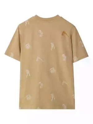 Burberry Equestrian Knight Cotton T-shirt