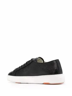 Santoni Lace-up Low-top Sneakers - Black