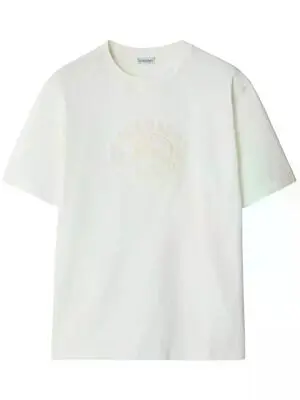 Burberry Ekd-textured Cotton T-shirt