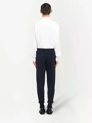 Prada Cashmere Track Pants - Blue