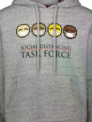 MOSTLY HEARD RARELY SEEN 8-BIT Graphic Print Drawstring Hoodie