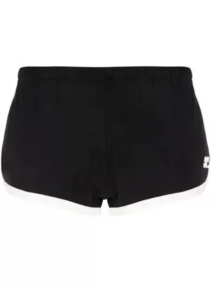 COURREGES Contrasting-trim Logo Shorts