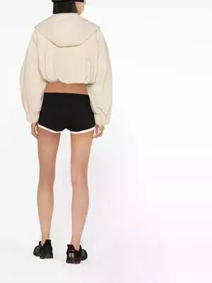 COURREGES Contrasting-trim Logo Shorts