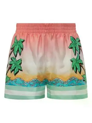 Casablanca Tennis Club Shorts - Pink