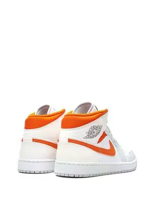 JORDAN 1 Mid Starfish Sneakers - White