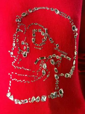 Philipp Plein Crystal-embellished Knitted Sweater