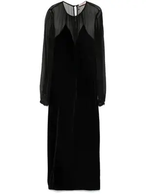 TWINSET Velvet Midi Coat