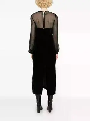 TWINSET Velvet Midi Coat