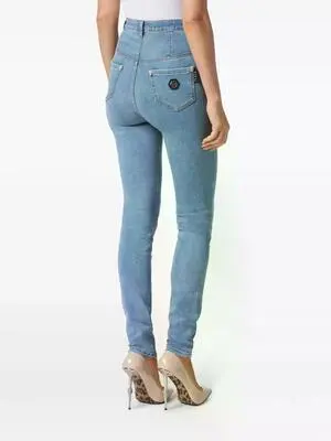 Philipp Plein High-rise Skinny Jeans - Blue