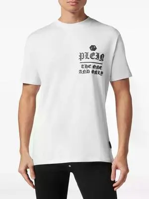 Philipp Plein Graphic-print Cotton T-shirt - White