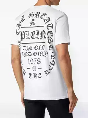 Philipp Plein Graphic-print Cotton T-shirt - White