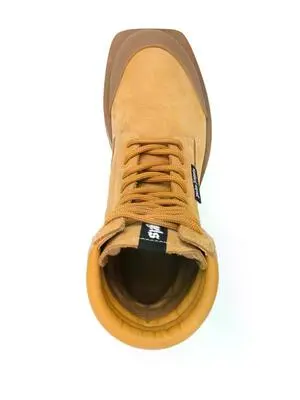 Palm Angels Square-toe Combat Boots