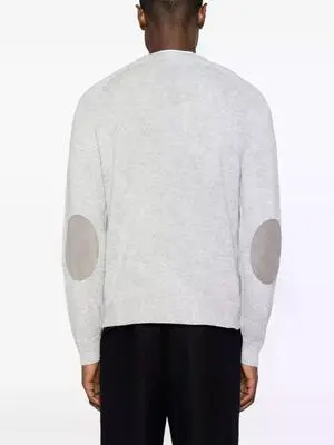 Theory Morlan Ribbed Wool Blend Jumper - Grey