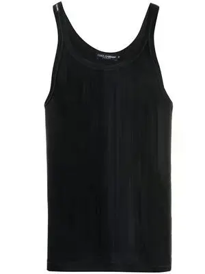 Dolce & Gabbana Fine-rib Cotton Tank Top