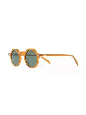 LESCA Round Frame Sunglasses
