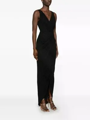 NISSA Glitter Maxi Dress