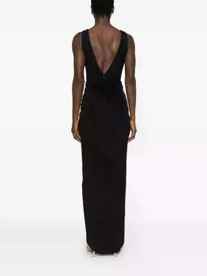 NISSA Glitter Maxi Dress