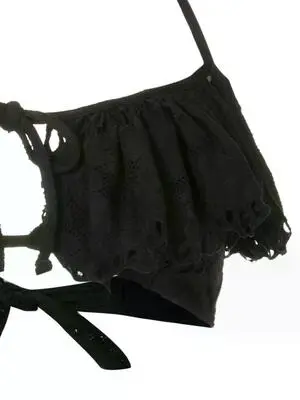 AMIR SLAMA Ruffled Bikini Set