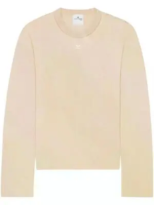 COURREGES Shoulder Snaps Sweater Neutrals